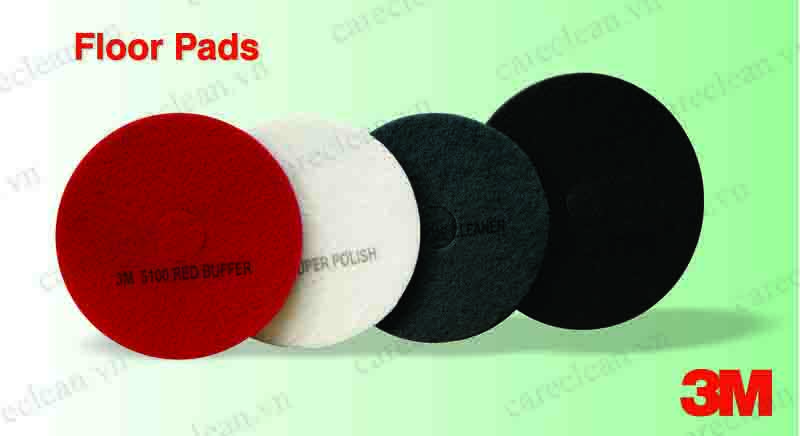 PAD CHÀ SÀN 3M ĐEN 17 INCH | 3M™ Black Stripper Pad 7200