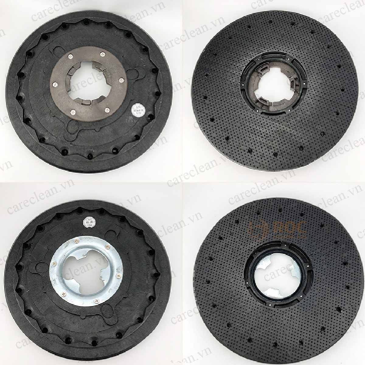 Mâm gai gắn pad đế nhựa chuyên dùng sạch sàn, đánh bóng sàn